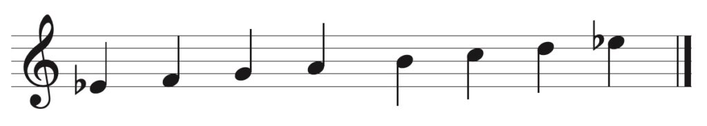 Modes of Melodic Minor